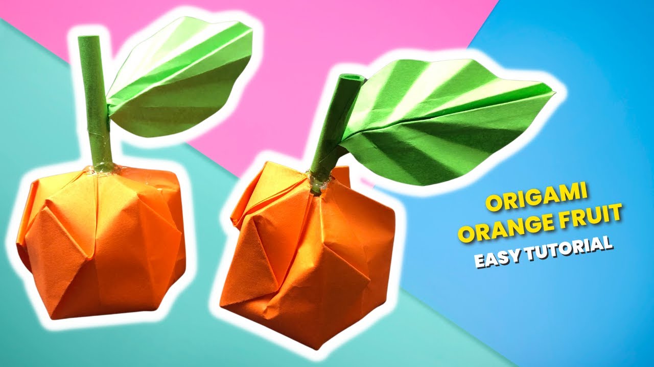Origami Orange | Origami Paper Fruit | DIY | Hello Origami Lovers - YouTube