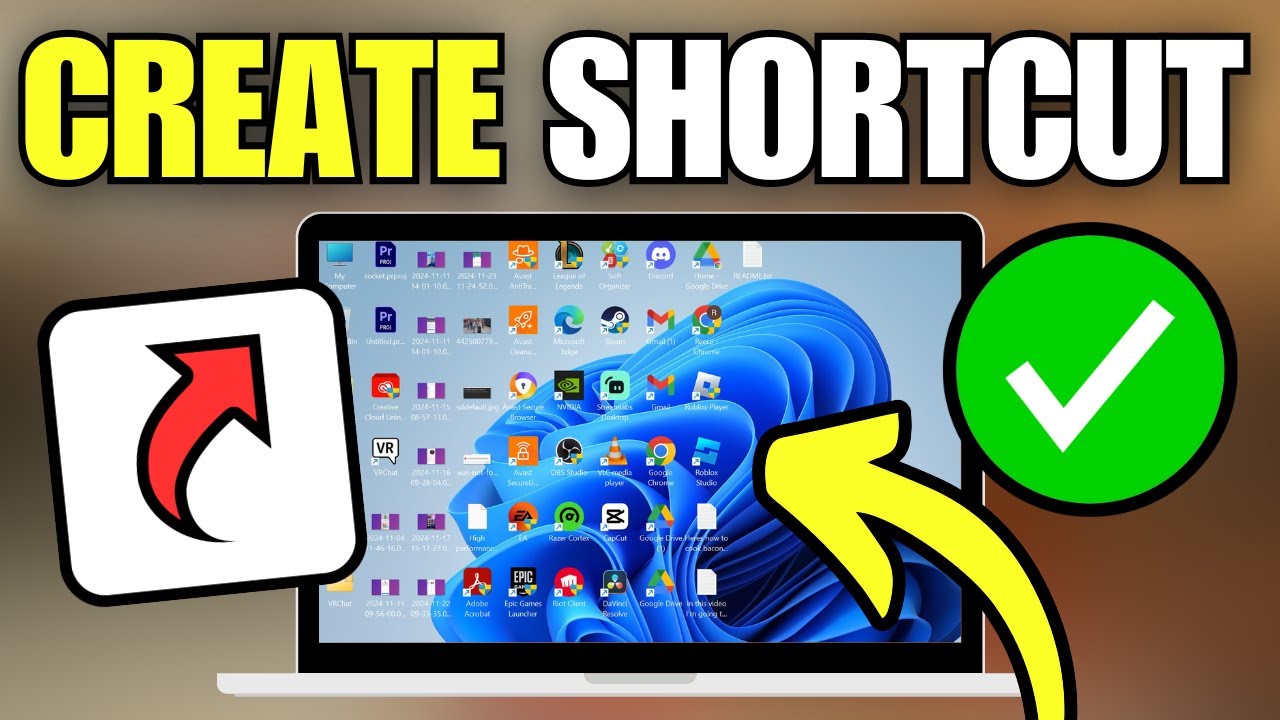 How To Create Desktop Shortcut For ANY Website (Windows 11) - YouTube