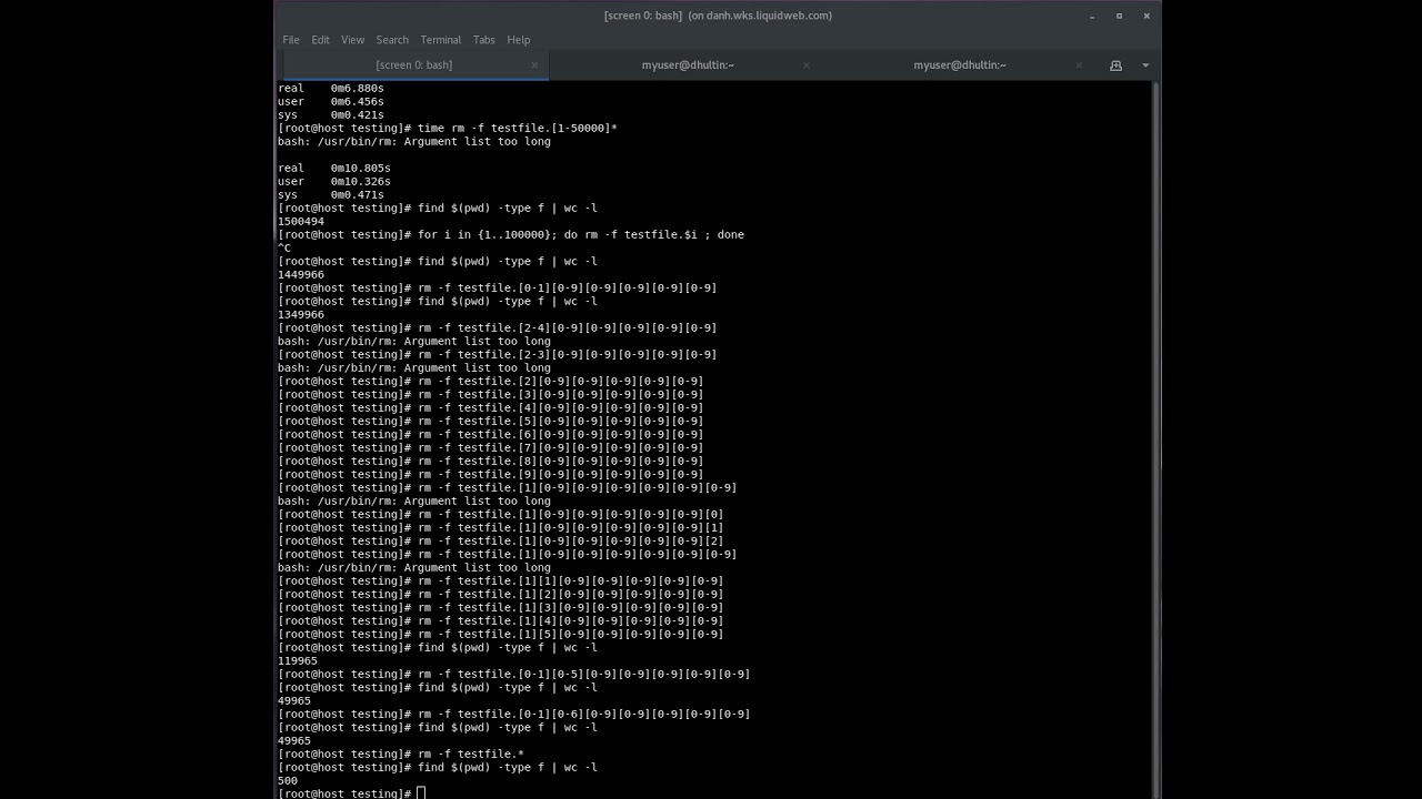 Fixing Issues With Large Directories On Linux Using Ext4 File System Via Regex Youtube 0947