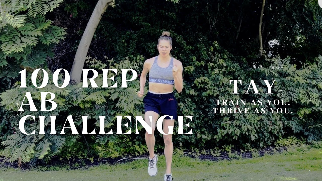 AB CHALLENGE | 100 Rep Descending Ladder Ab Challenge - YouTube
