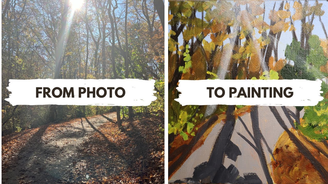 How I Found Painting INSPIRATION: How to Paint Sunbeams Streaming ...
