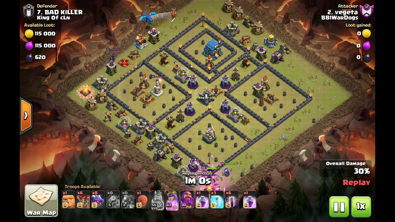 TH12 Island Base 3-star - DragBat - YouTube