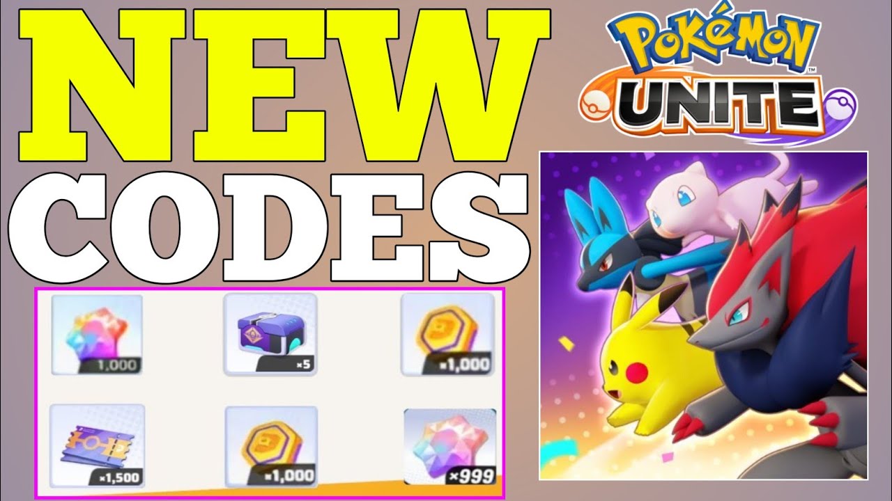 NEW POKEMON UNITE CODES FEBRUARY 2023 | POKEMON UNITE GIFT CODES - YouTube