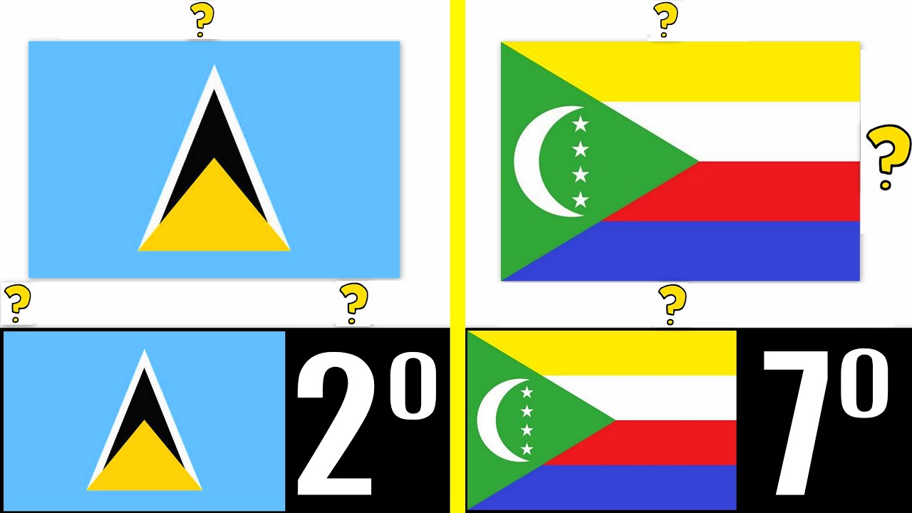 LAS 10 BANDERAS MÁS DIFÍCILES DE ADIVINAR - YouTube