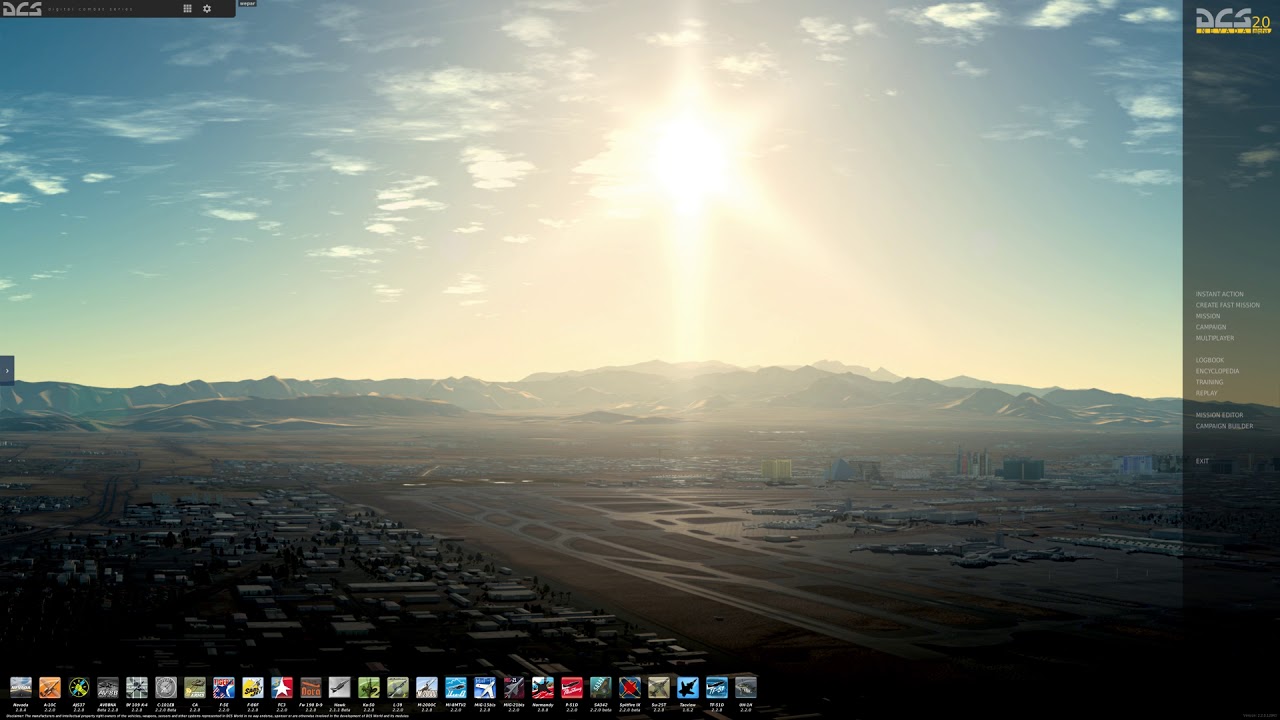 DCS World - menu music revised - YouTube