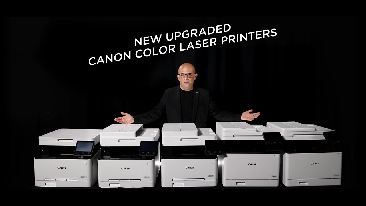 Launch of new upgraded Canon Color Laser printers Range - YouTube
