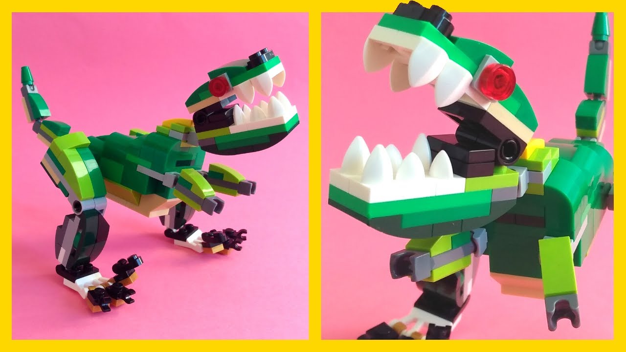 Dinossauro T Rex de LEGO - MOC - YouTube