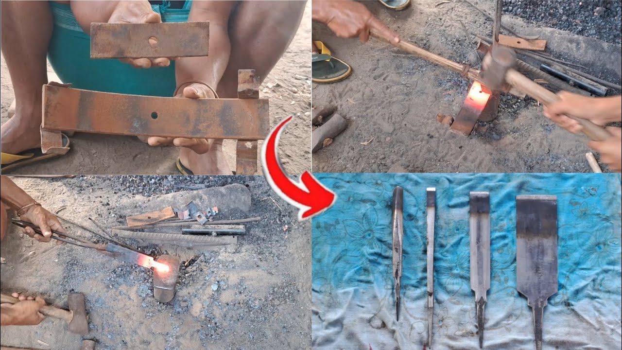 How To Make tool used for shaping wood carving tool / Tool making ...