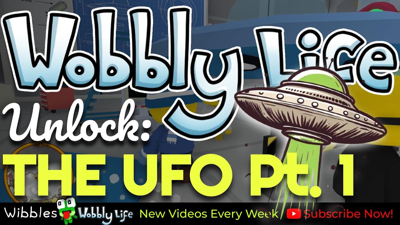 UNLOCK The UFO In Wobbly Life Part 1 | UNLOCK The Hamster Ball Car & Scientist Outfit - YouTube