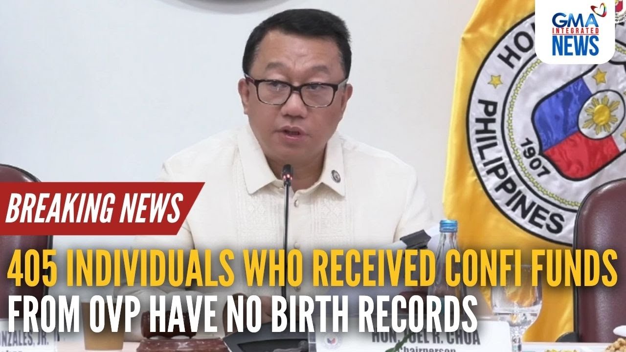 405 individuals who received confi funds from DepEd have no birth ...