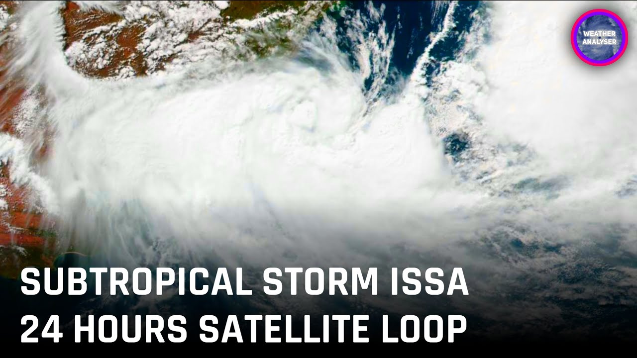 Subtropical Cyclone #Issa (#92S) Last 24 Hours Satellite Loop #Shorts ...