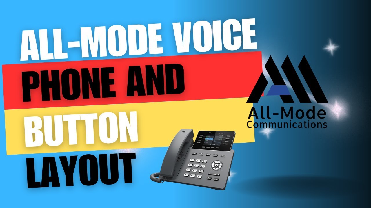 All Mode Voice Phone Layout - YouTube