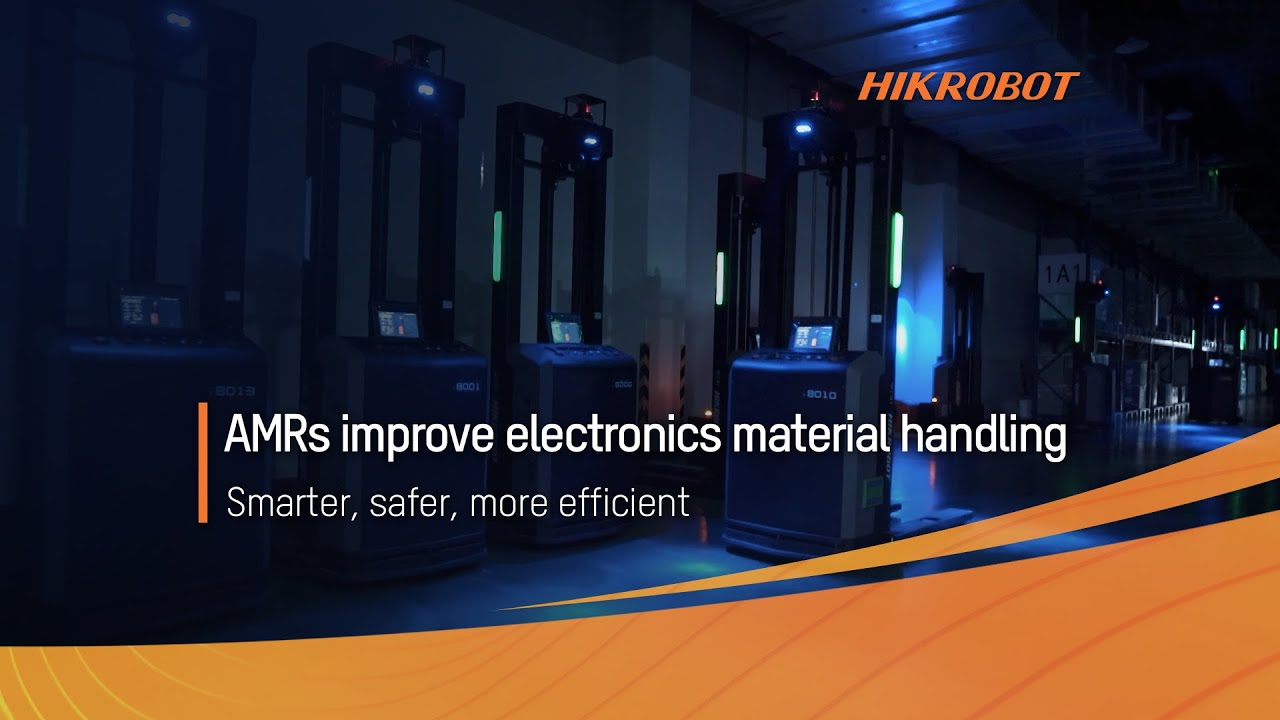 AMR/Hikrobot AMR solution for Electronics - YouTube