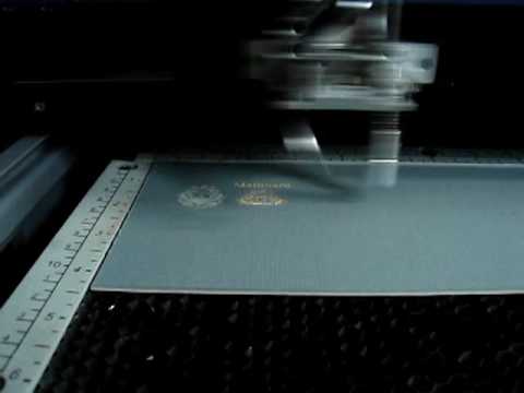 Raster Etching and Vector Cutting - YouTube