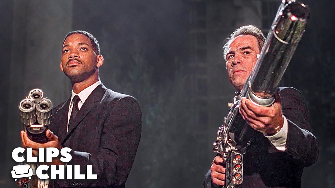 Hombres de Negro vs. Cucaracha Gigante Alien LUCHA final | Hombres de ...