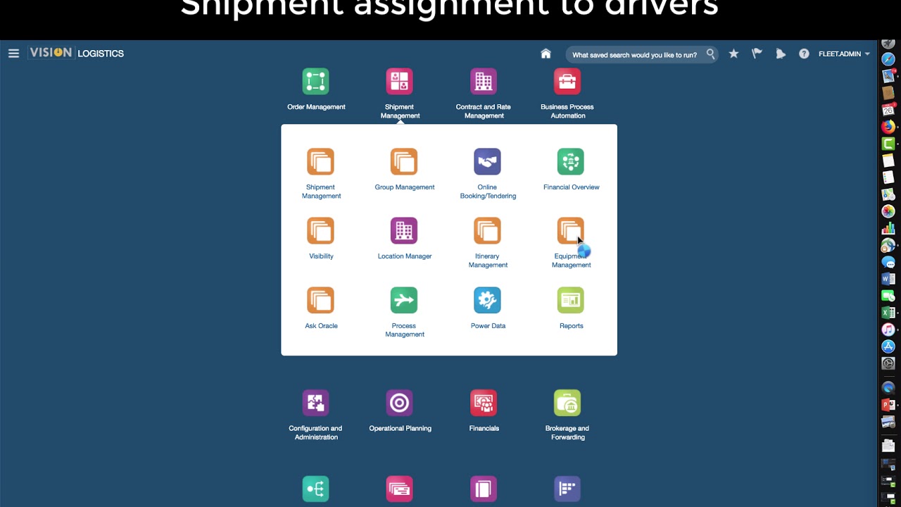 Fleet management in OTM - YouTube