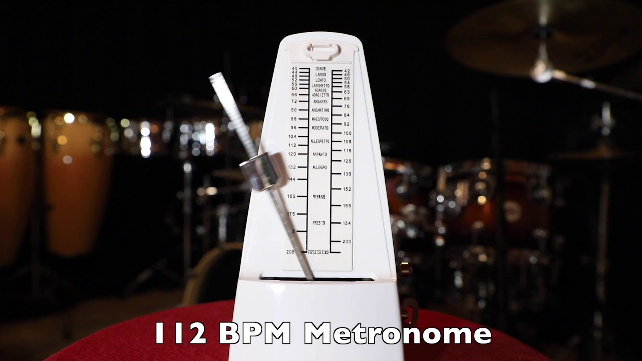 REAL Metronome - 112 bpm - Tempi - Snow White - YouTube