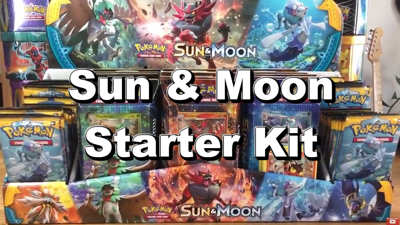 Opening 36 Sun & Moon Booster Packs From a Sun & Moon Starter Kit Part ...
