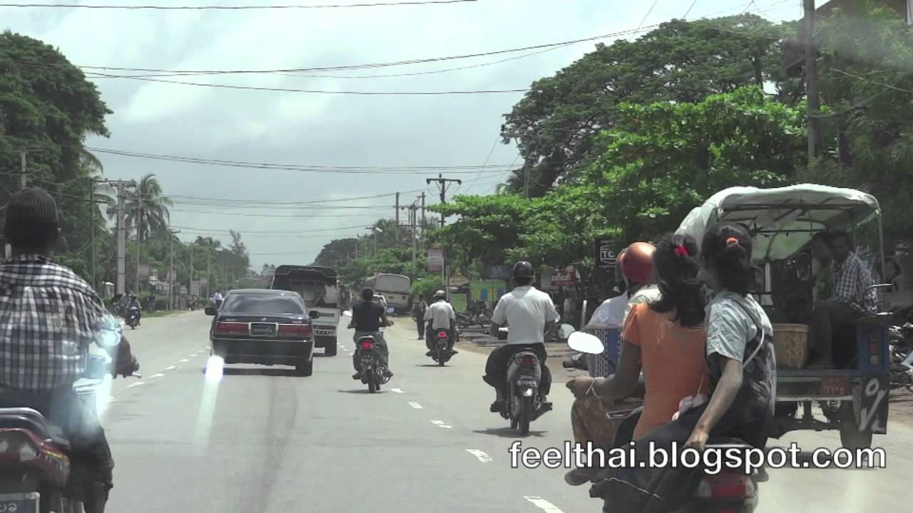 street view of Bago city Myanmar - YouTube