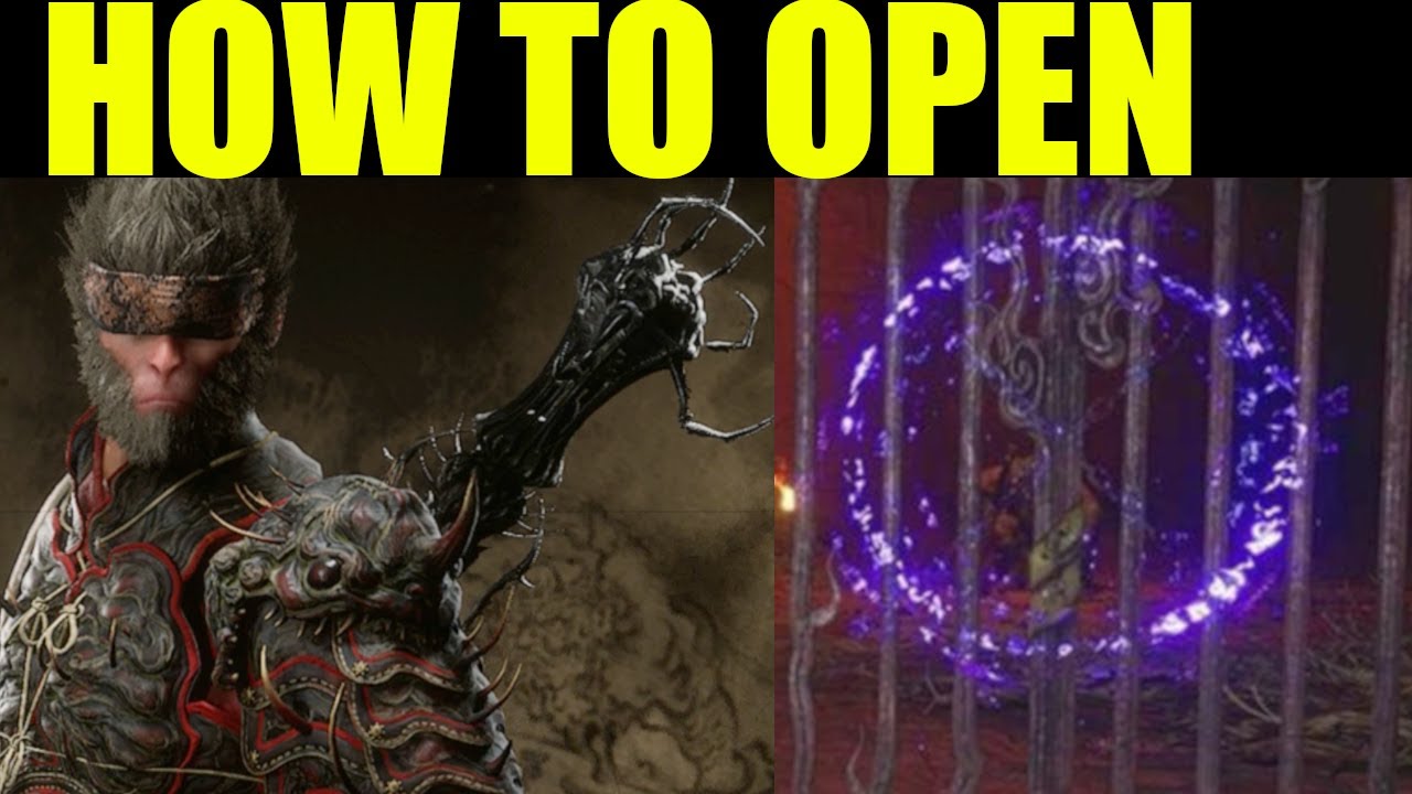 How to open purple locked doors black myth wukong Chapter 3 (captain ...