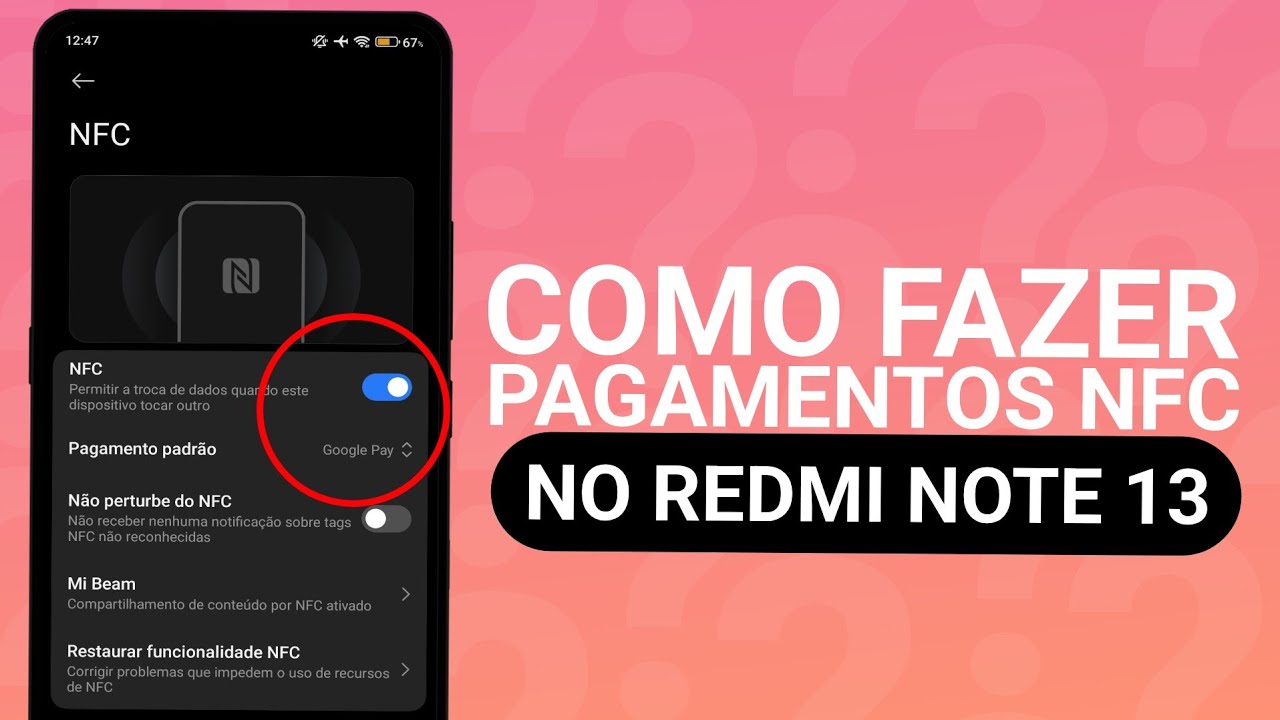 REDMI NOTE 13 TEM NFC? - YouTube