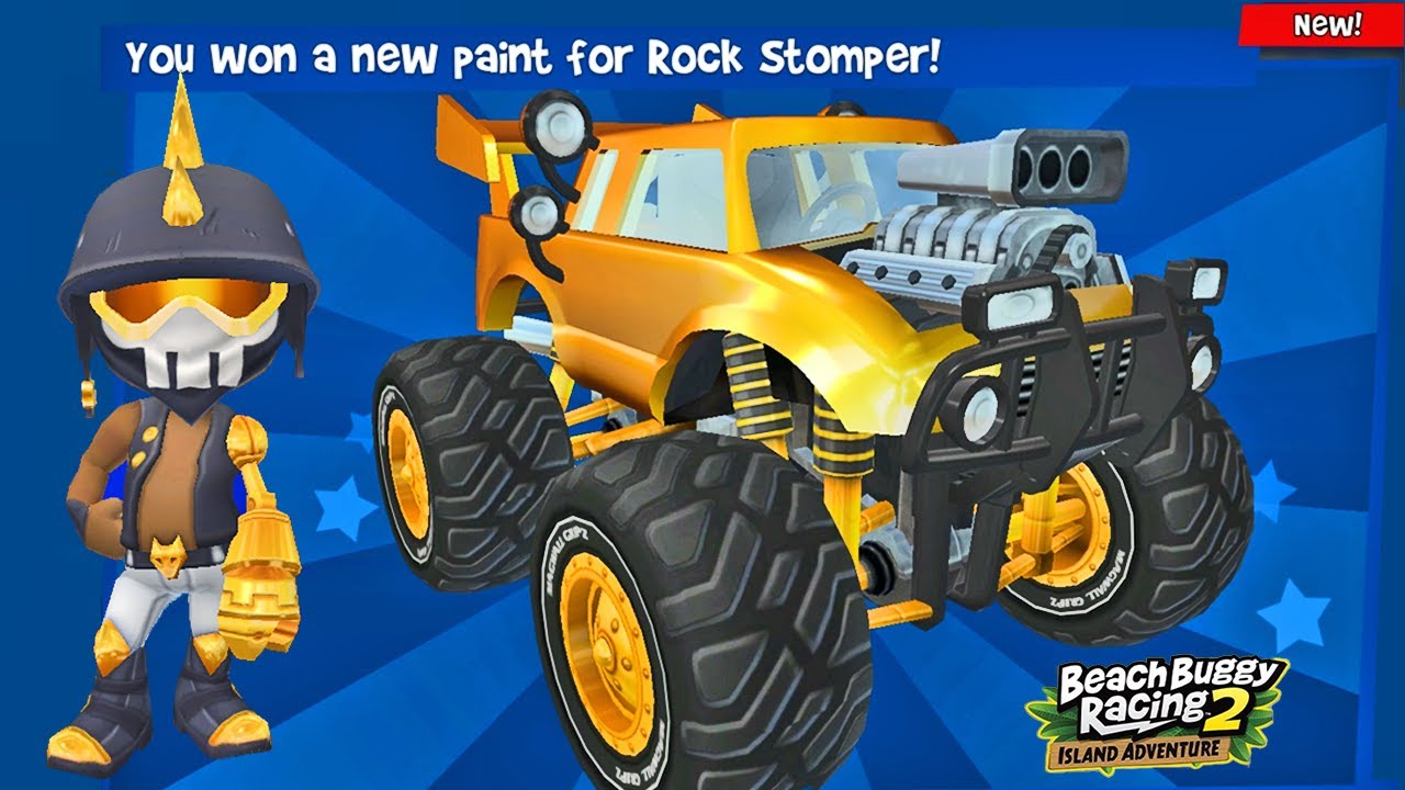Rock Stomper New Golden Skin Unlocked ⚡ How to Unlock Gold Paint ⚡ ...