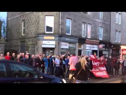 Aberdeen Pittodrie Bar - YouTube