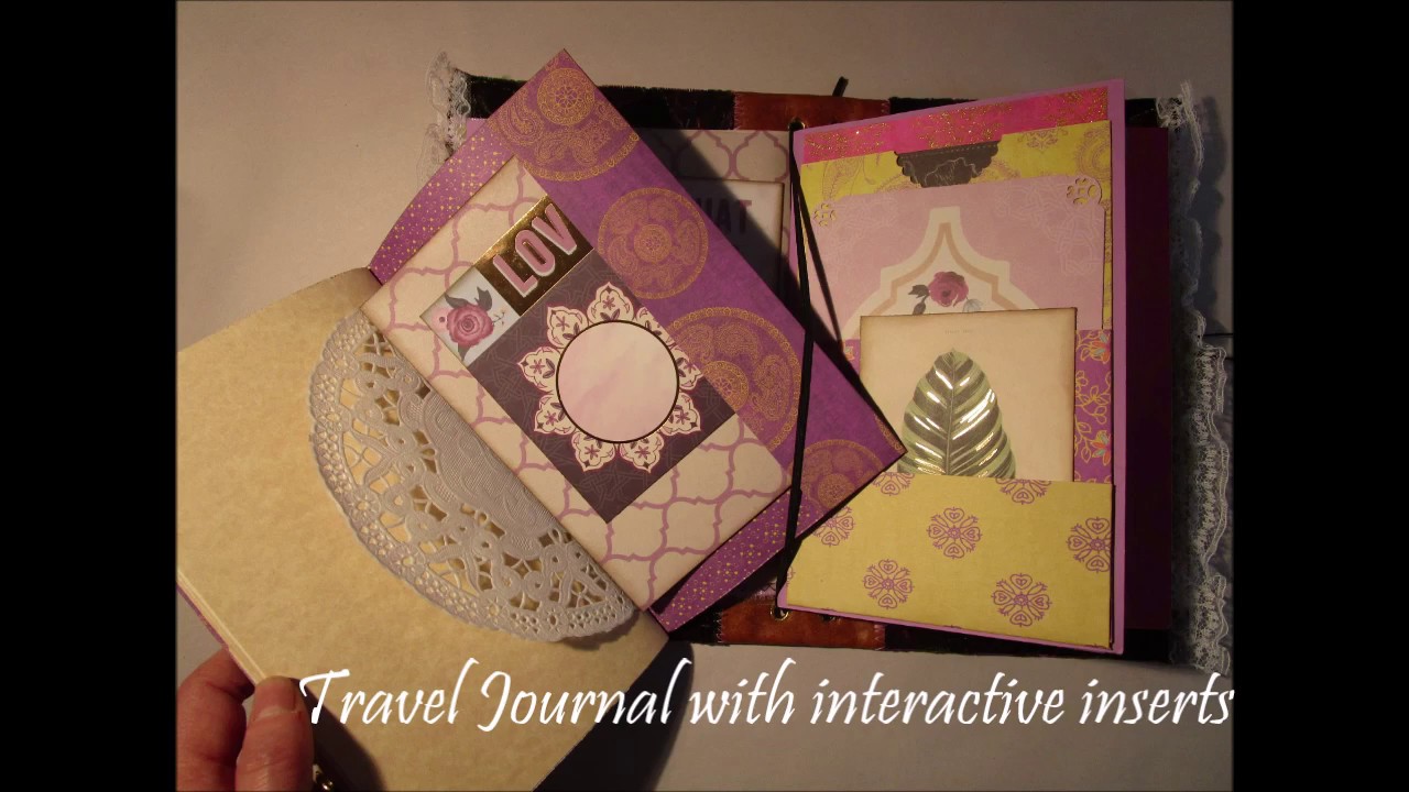 Junk Journal With Removable Inserts Tutorial Available Youtube