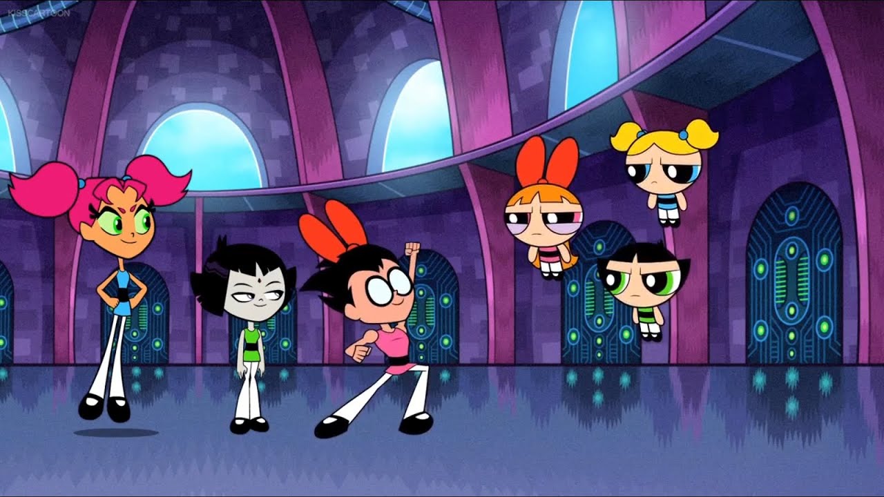 Teen Titans Go/New Powerpuff Girls Crossover Review - YouTube