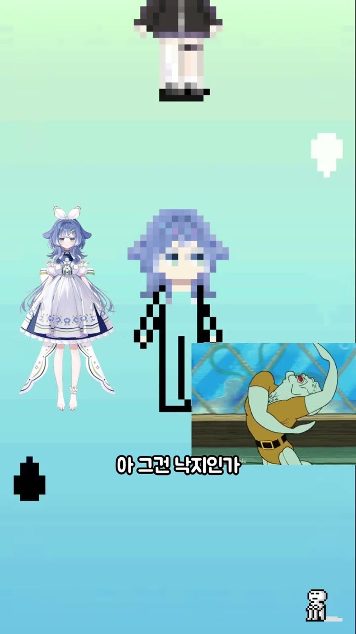 Shorts 버튜버 픽셀아트 께모 Youtube
