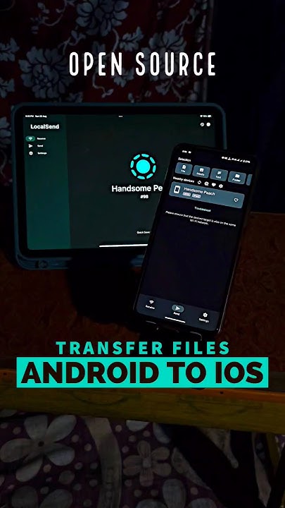 File transfer between iOS and Android | Open source app #apple #android #filetransfer shorts ...
