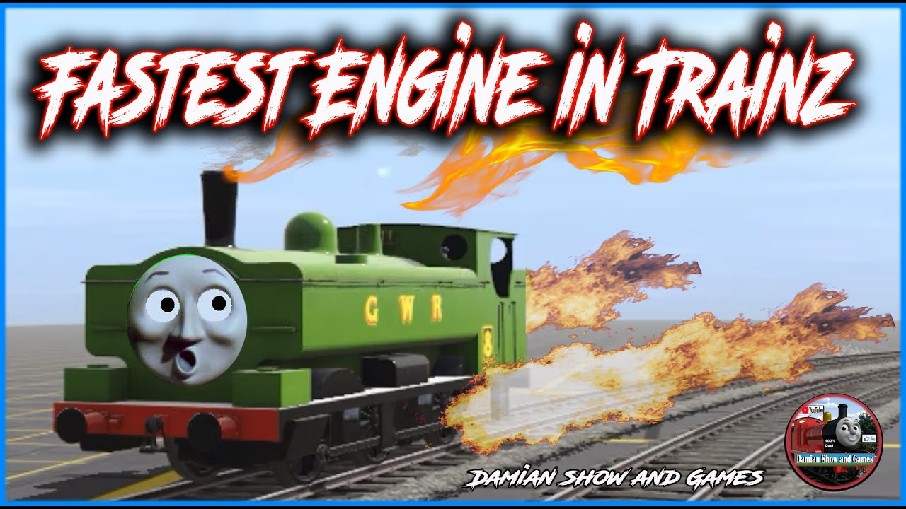 The fastest engine spec in Trainz but just with a smoother track - YouTube