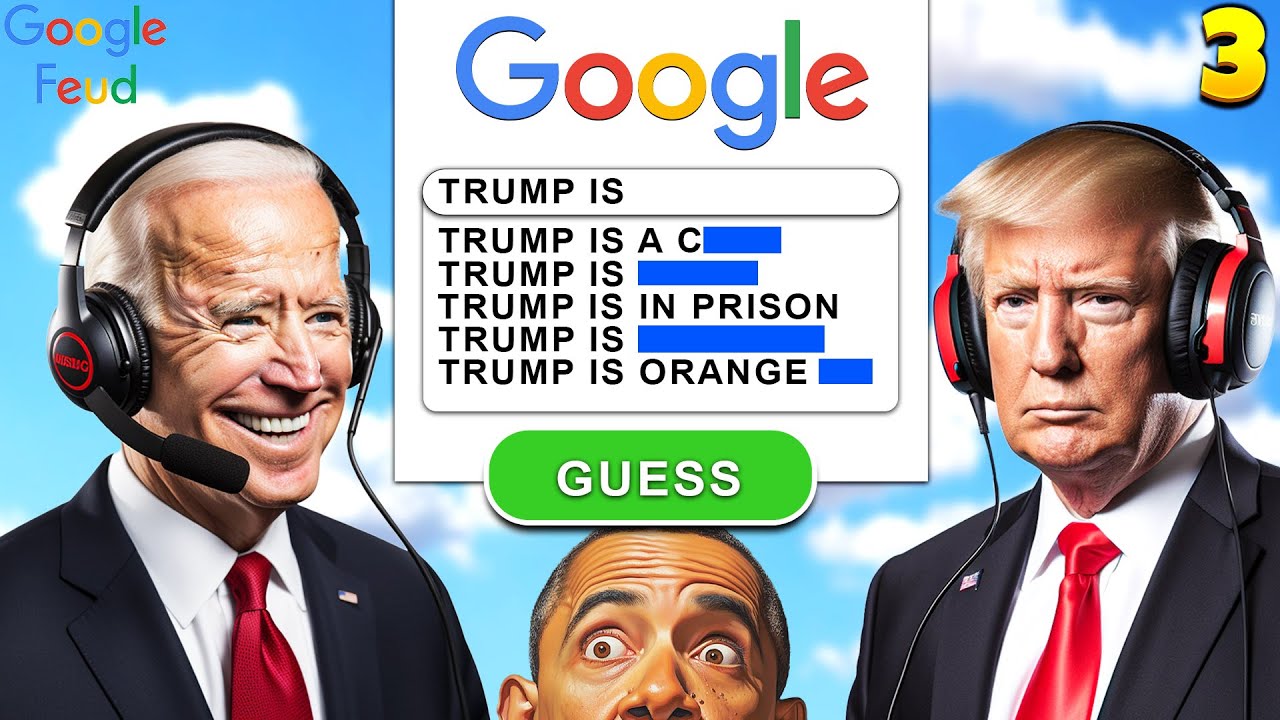US Presidents Play GOOGLE FEUD #3 - YouTube