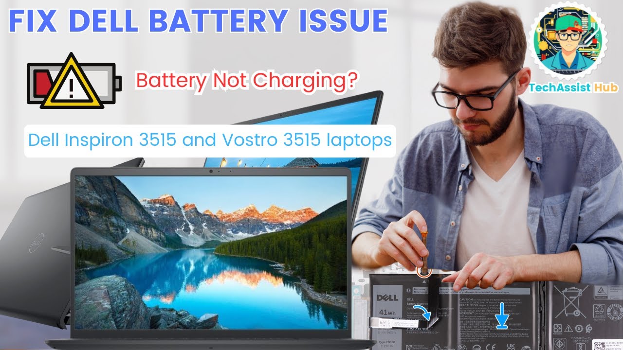 "How to Resolve Battery Charging Issues on Dell Inspiron 3515 & Vostro ...