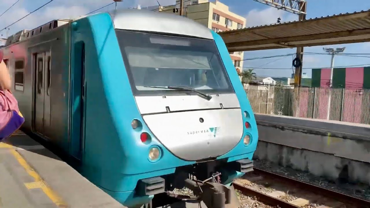 Supervia | No Alstom 4000 de S.Francisco Xavier ao Maracanã - YouTube