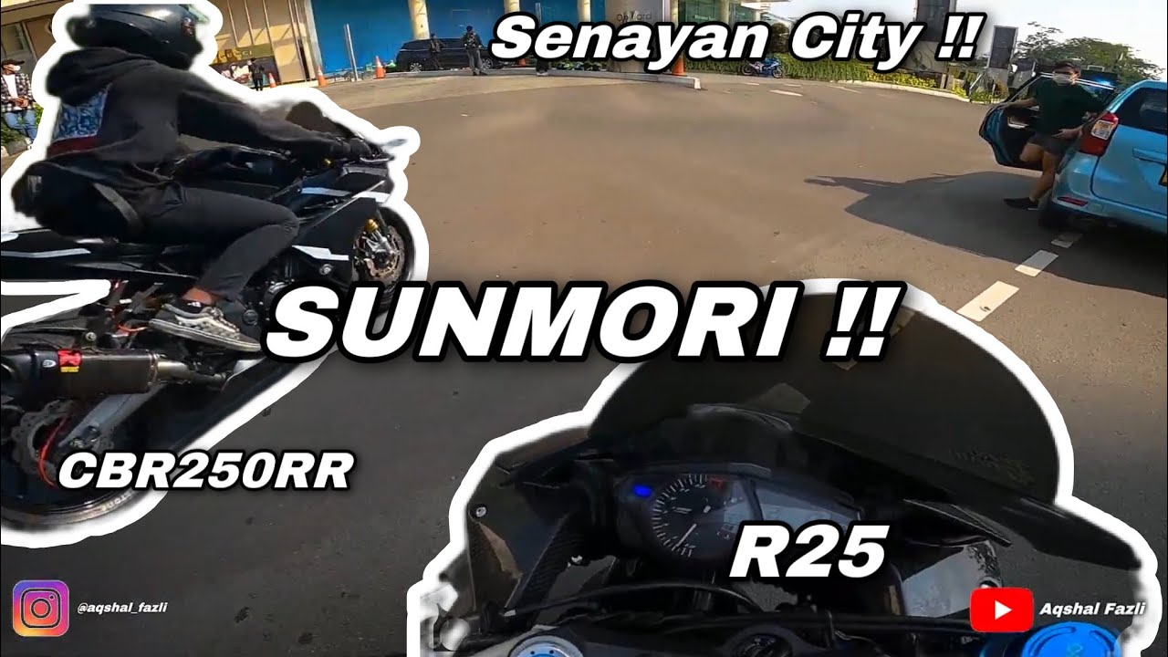 R25 Masuk Sency ?? | Sunmori Jakarta | R25 CBR250RR - YouTube