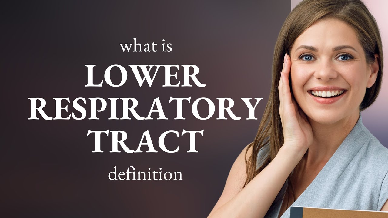 Lower respiratory tract • LOWER RESPIRATORY TRACT meaning - YouTube