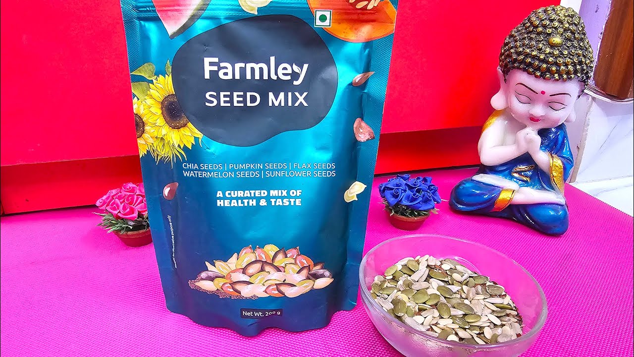 Farmley Seeds Mix - 5-in-1 Protein Rich Seed Mix - Healthy Diet Snacks ...