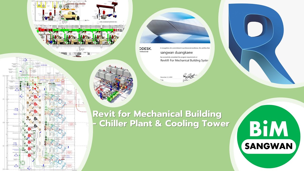 Revit for Mechanical Building _ Chilled Water System_Chiller Plant ...