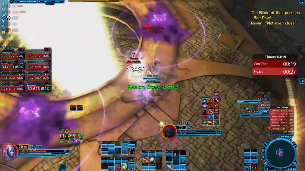 SWTOR TOS Revan HM/VM Clear - viru sniper pov - YouTube