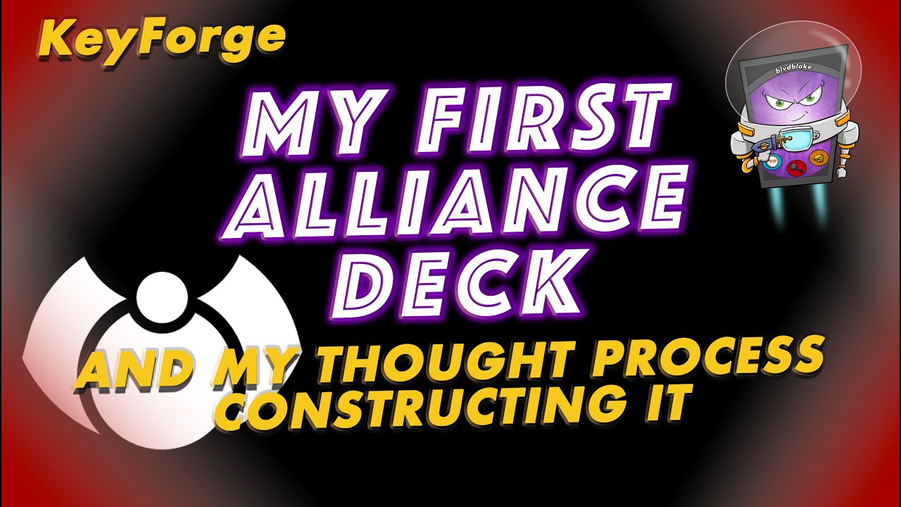 My FIRST KeyForge Alliance Deck! Here is My Thought Process... - YouTube