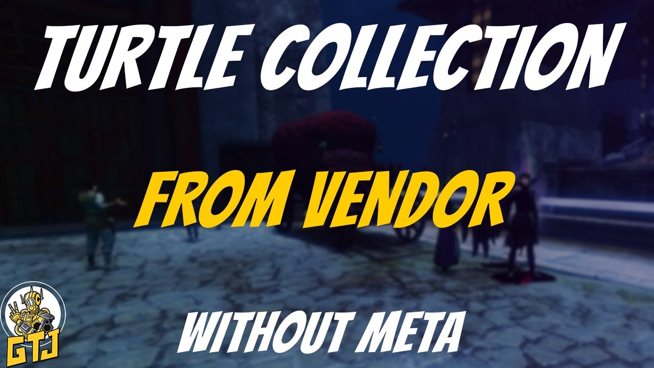 How To Unlock The Siege Turtle Collection From A Vendor Without The ...