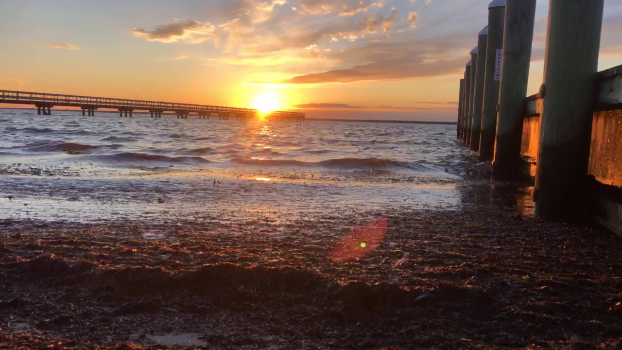 Sunset over the Barnegat Bay - Jersey Shore - Seaside Park 3/4/2020 ...