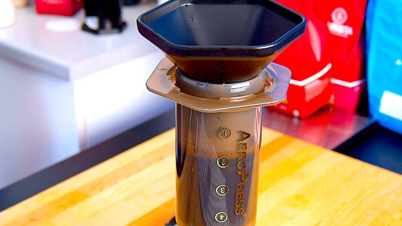 How To Make AeroPress Coffee Using The INVERTED METHOD!!! - YouTube