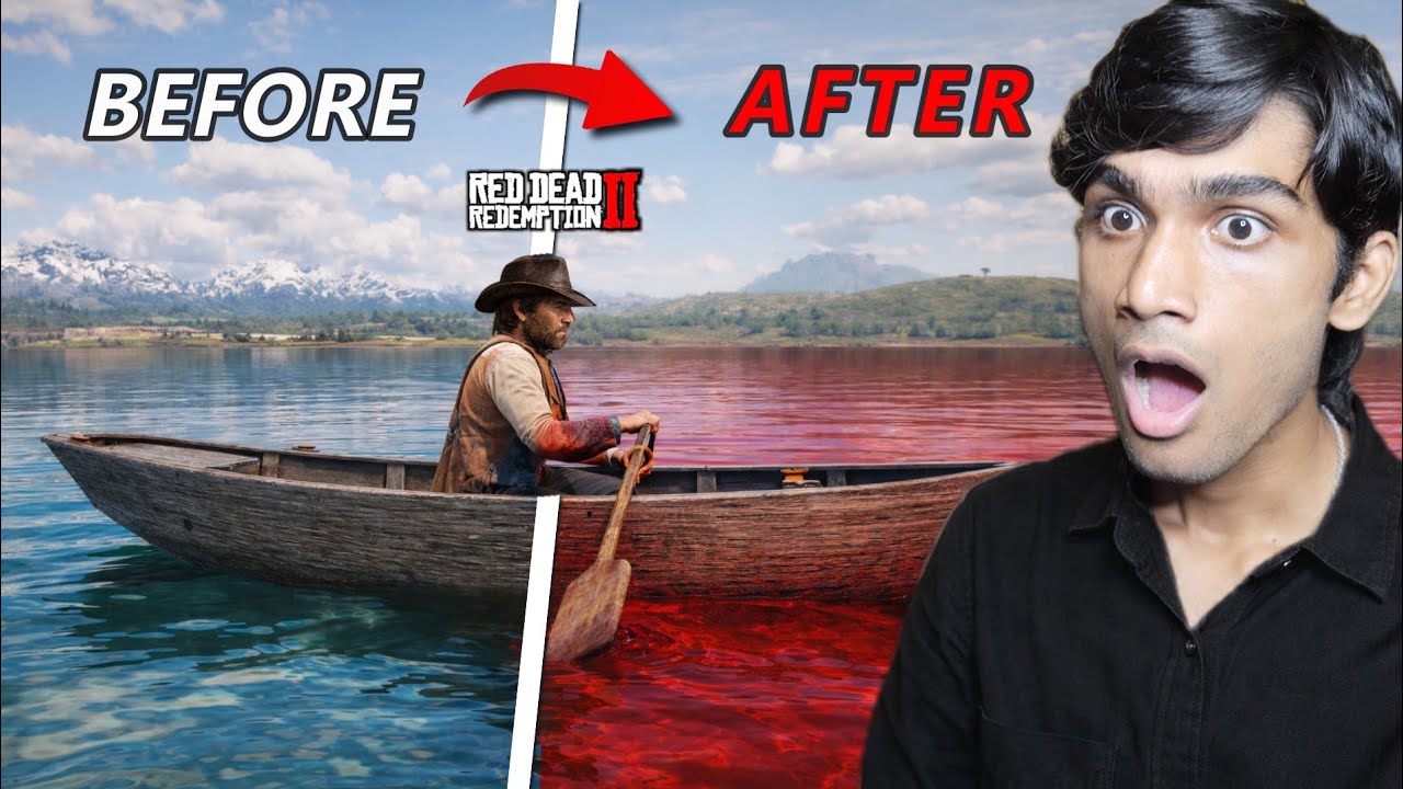 I Removed Water From RDR2 - YouTube