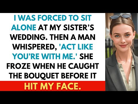 At My Sister’s Wedding, I Was Forced to Sit Alone—Then a Stranger Said, ‘Act Like You’re With Me.’