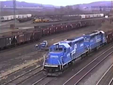 Bethlehem Steel railroading | PBNE and Conrail freight trains | Iron ...
