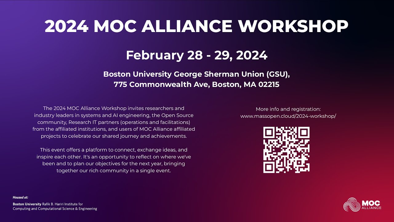 2024 MOC Alliance Workshop Day 1 - YouTube