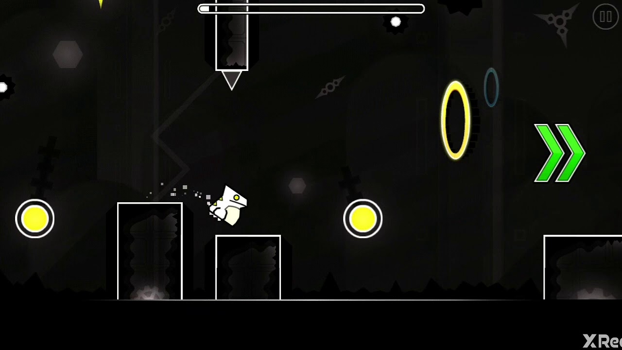 Geometry Dash - first race - YouTube