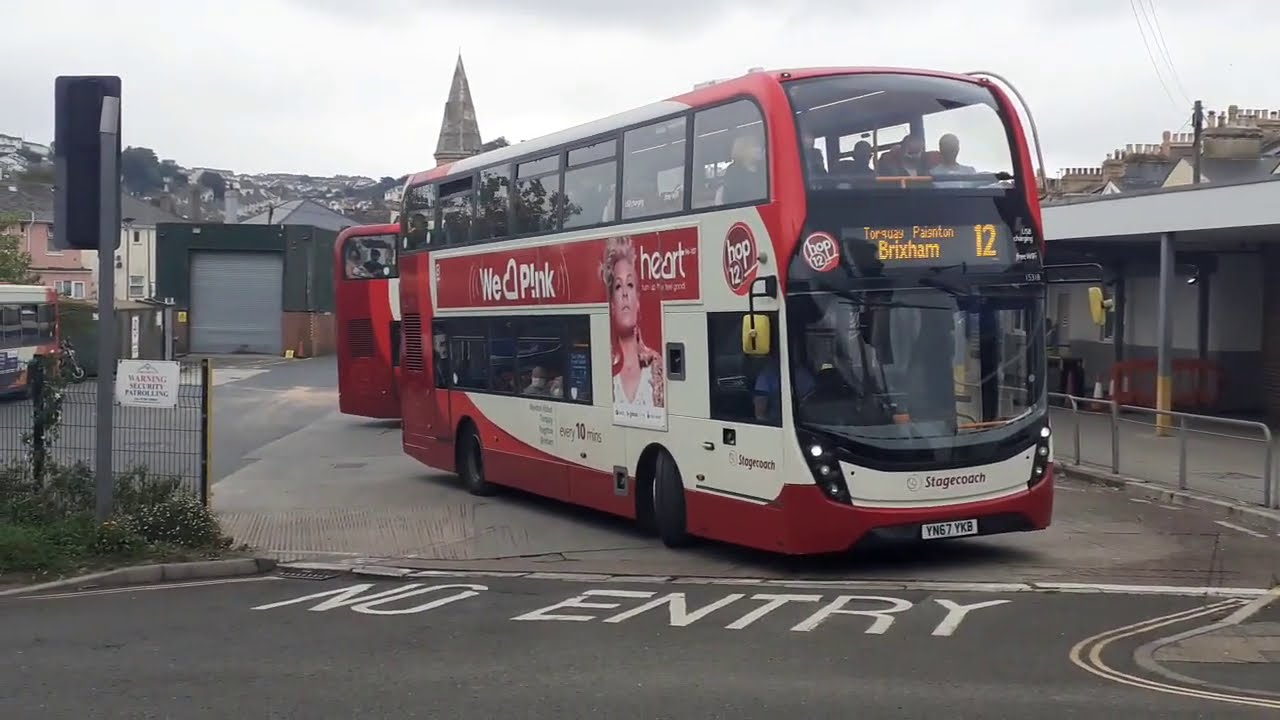 Buses at Paignton bus station, Devon - Tuesday 22nd September 2020 ...